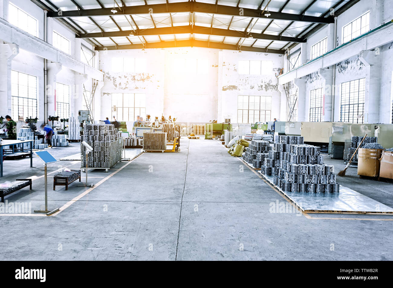 Factory workshop interior and photography Stock Photo - Alamy