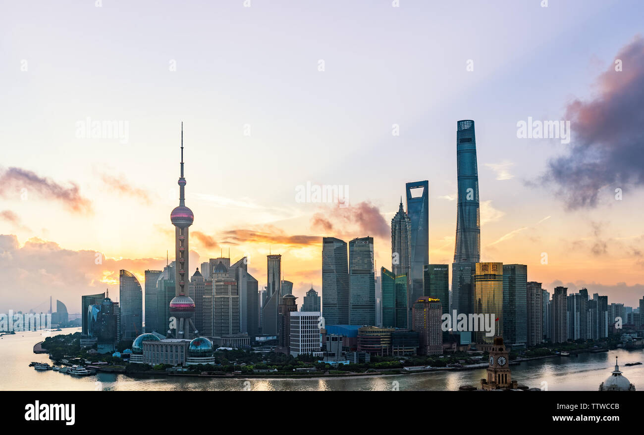 Shanghai City Architecture Scenery Stock Photo - Alamy