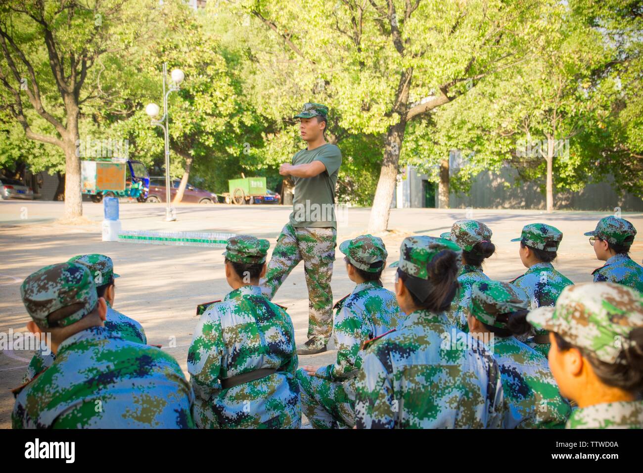 Military science instructor hi-res stock photography and images - Alamy