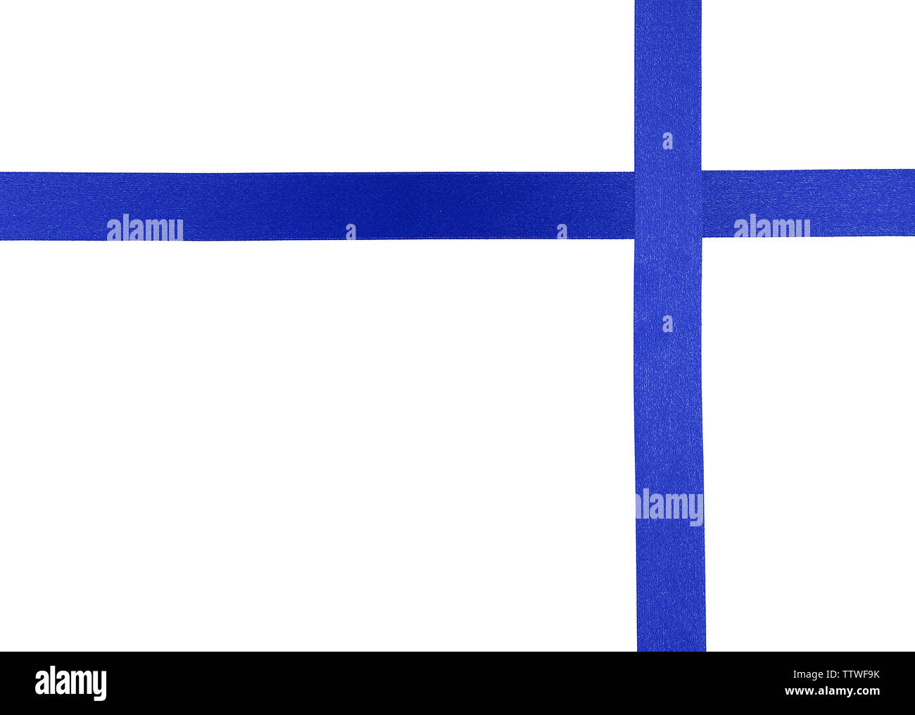 Blue stripe ribbon Cut Out Stock Images & Pictures - Alamy