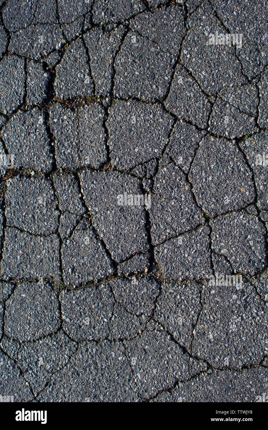 Cracked Asphalt Texture Stock Photo - Alamy