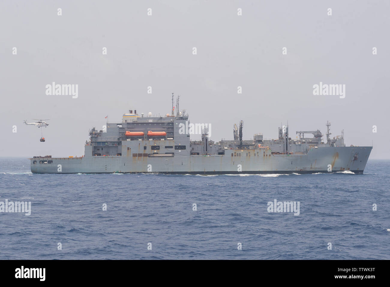 190614-N-DS741-0069 ARABIAN SEA (June 14, 2019) The dry cargo and ...