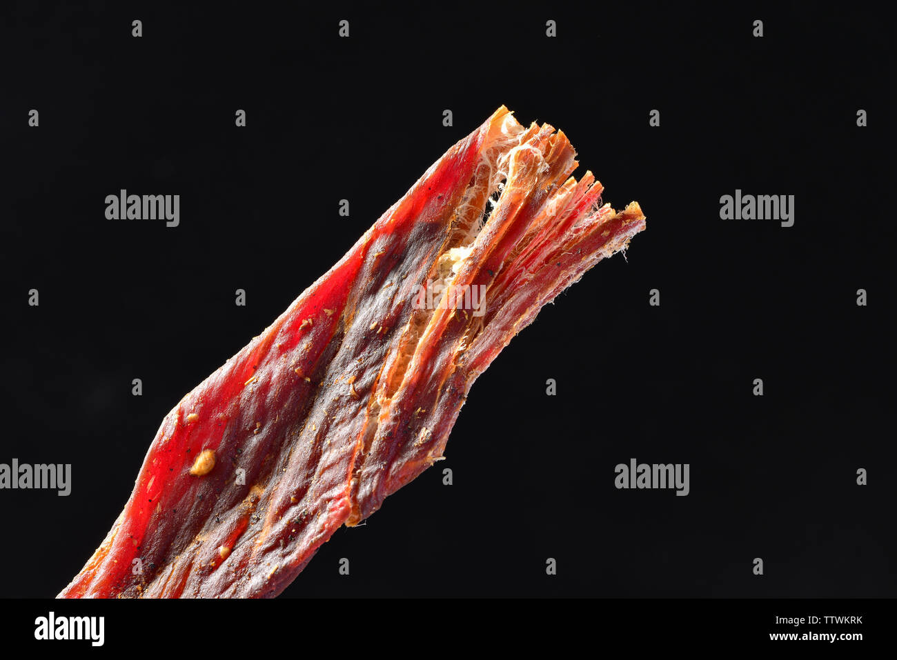 Air-dried hand-torn beef HD picture Stock Photo - Alamy