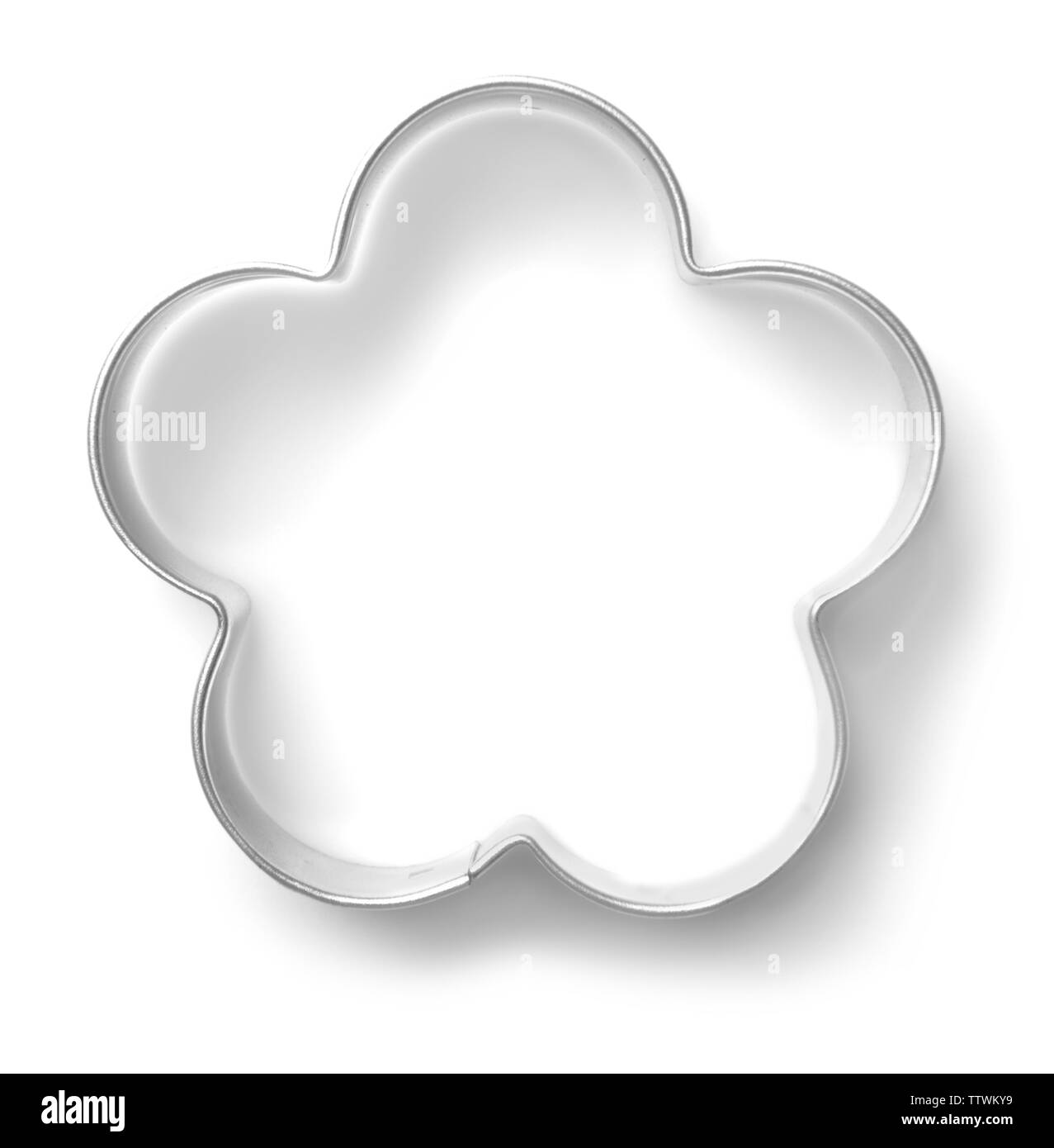 Cookie cutter on white background Stock Photo - Alamy