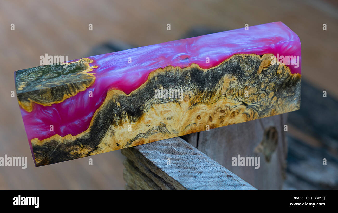 casting epoxy resin burl wood abstract background Stock Photo - Alamy
