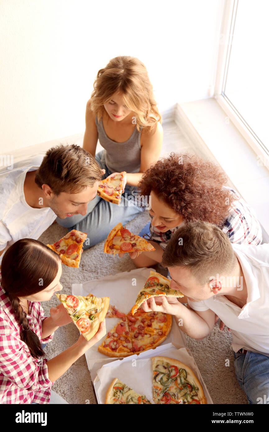 Pizza box on the floor hi-res stock photography and images - Alamy