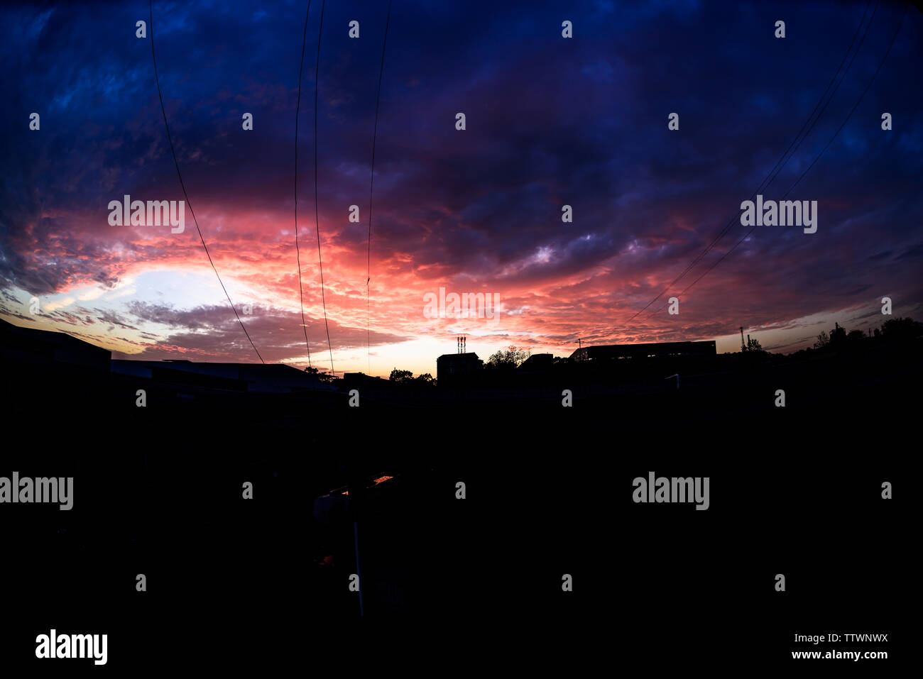 Sunset and sunset night backstage hi-res stock photography and images ...