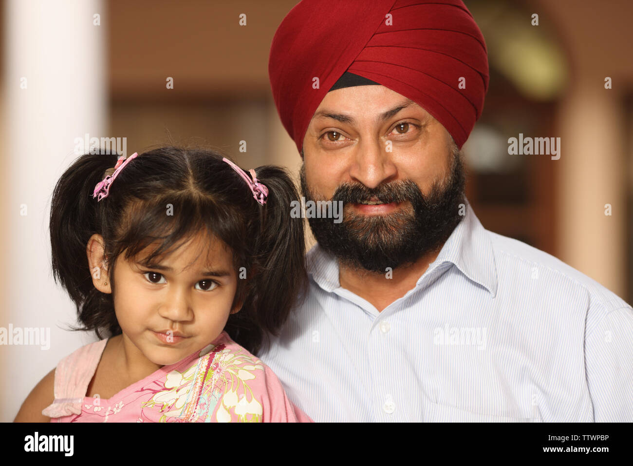 Sikh father daughter hi-res stock photography and images - Alamy