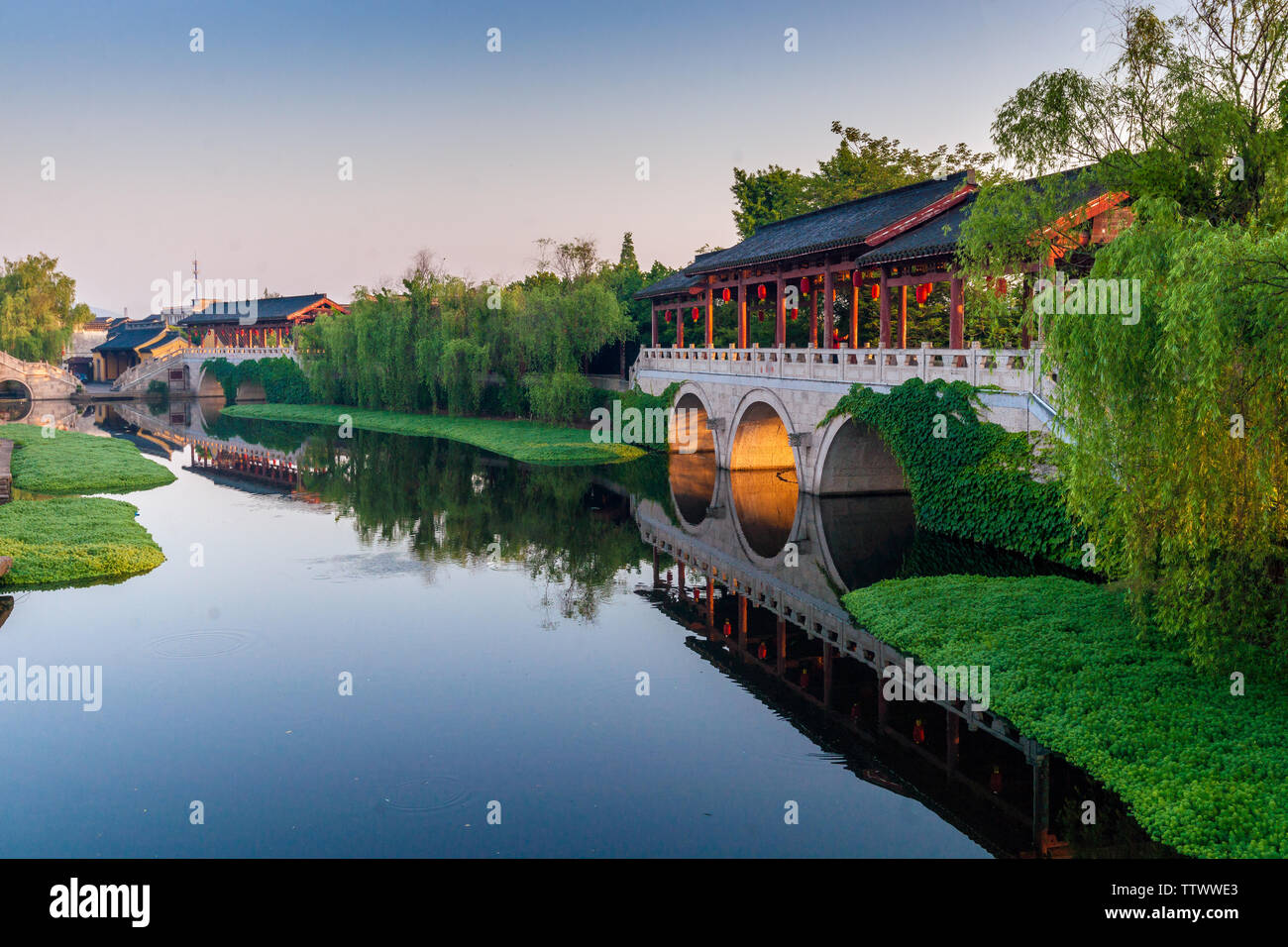 Anchang Ancient Town Stock Photo - Alamy