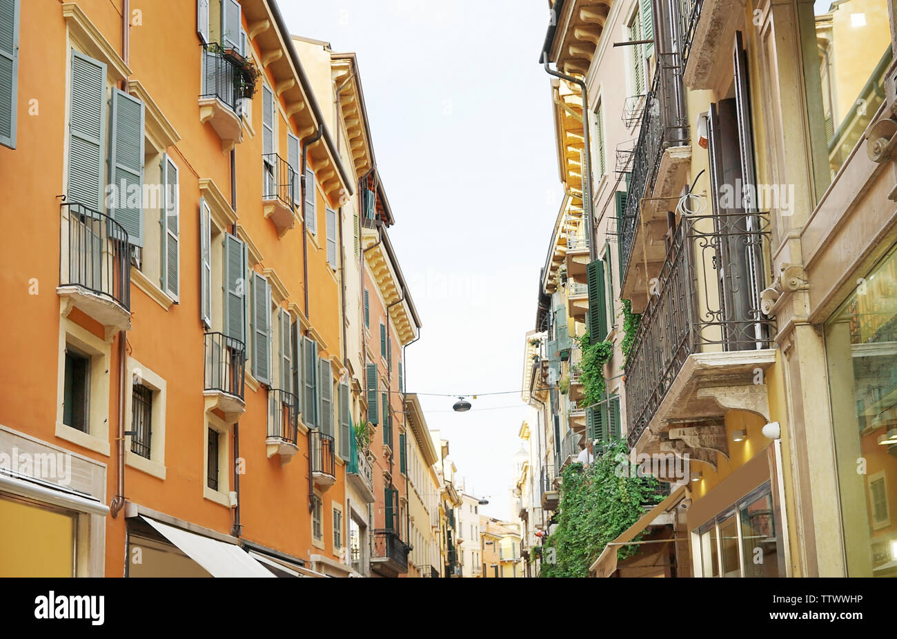 Beautiful old buildings background Stock Photo - Alamy