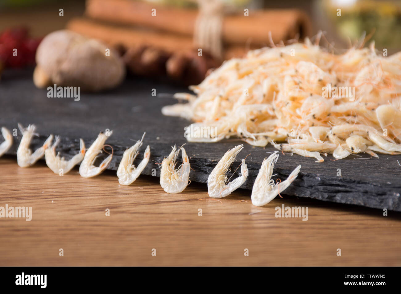 Shrimp skin is a kind of ingredient, mainly made from hairy shrimp ...