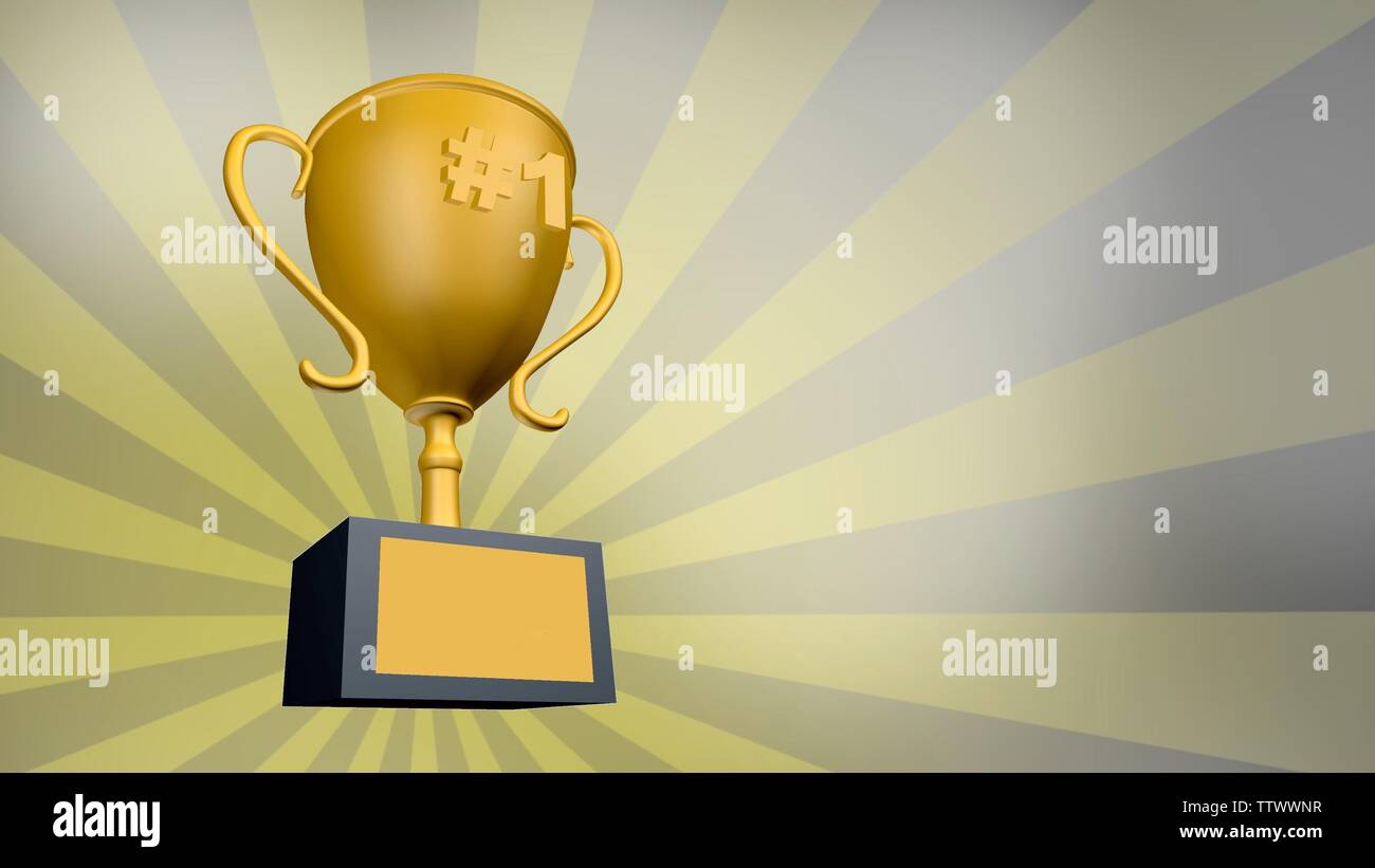 1st Place Winners gold trophy or cup design to be awarded for the ...