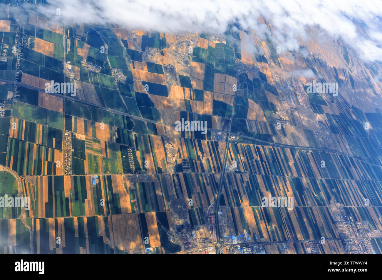 Chongqing-Xinjiang, aerial shooting Stock Photo - Alamy