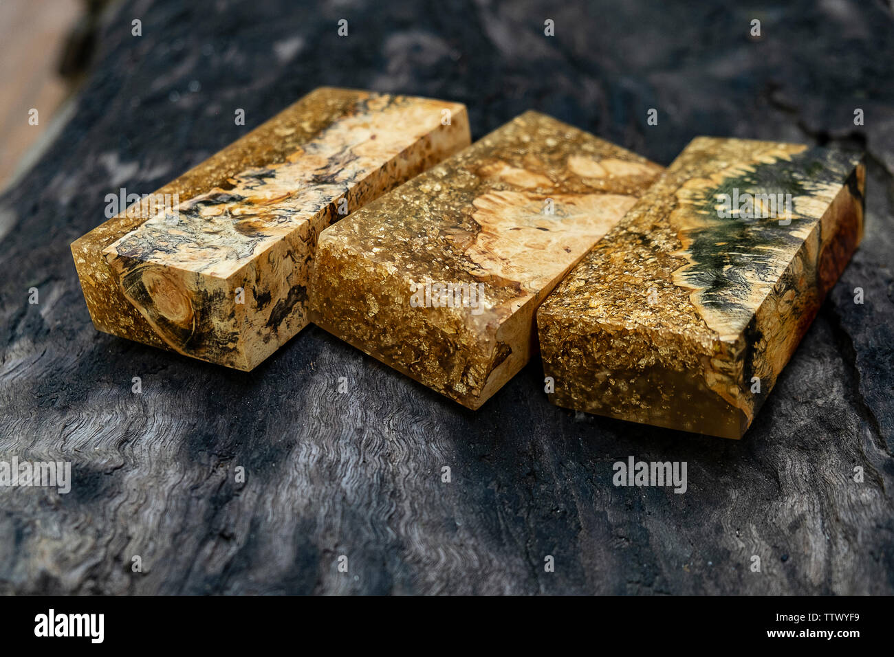 Casting resin burl wood Stock Photo - Alamy