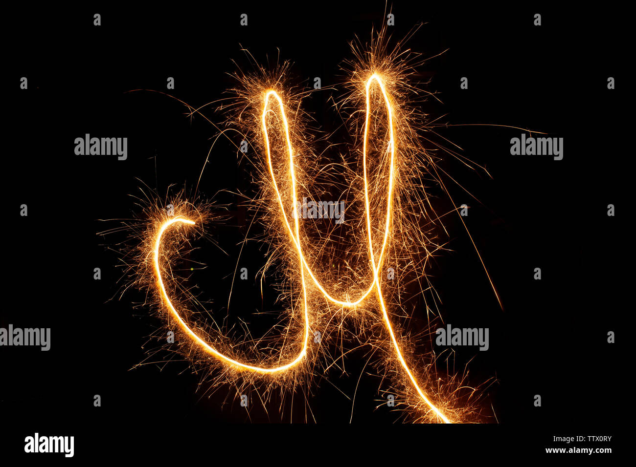 New firework sign hi-res stock photography and images - Alamy