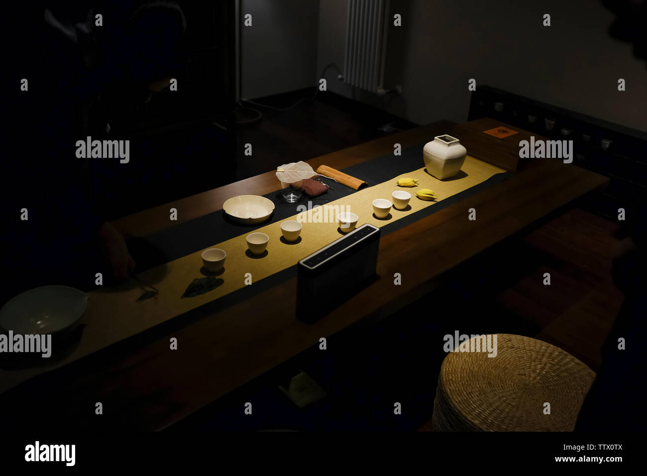 Tea table tea space Stock Photo - Alamy