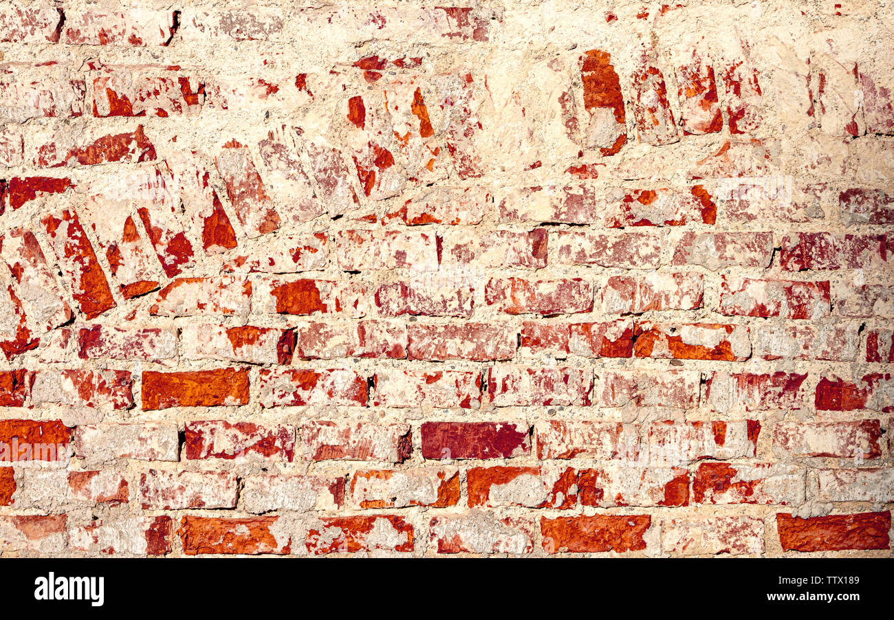 red brick wall brick stones detail background Stock Photo - Alamy