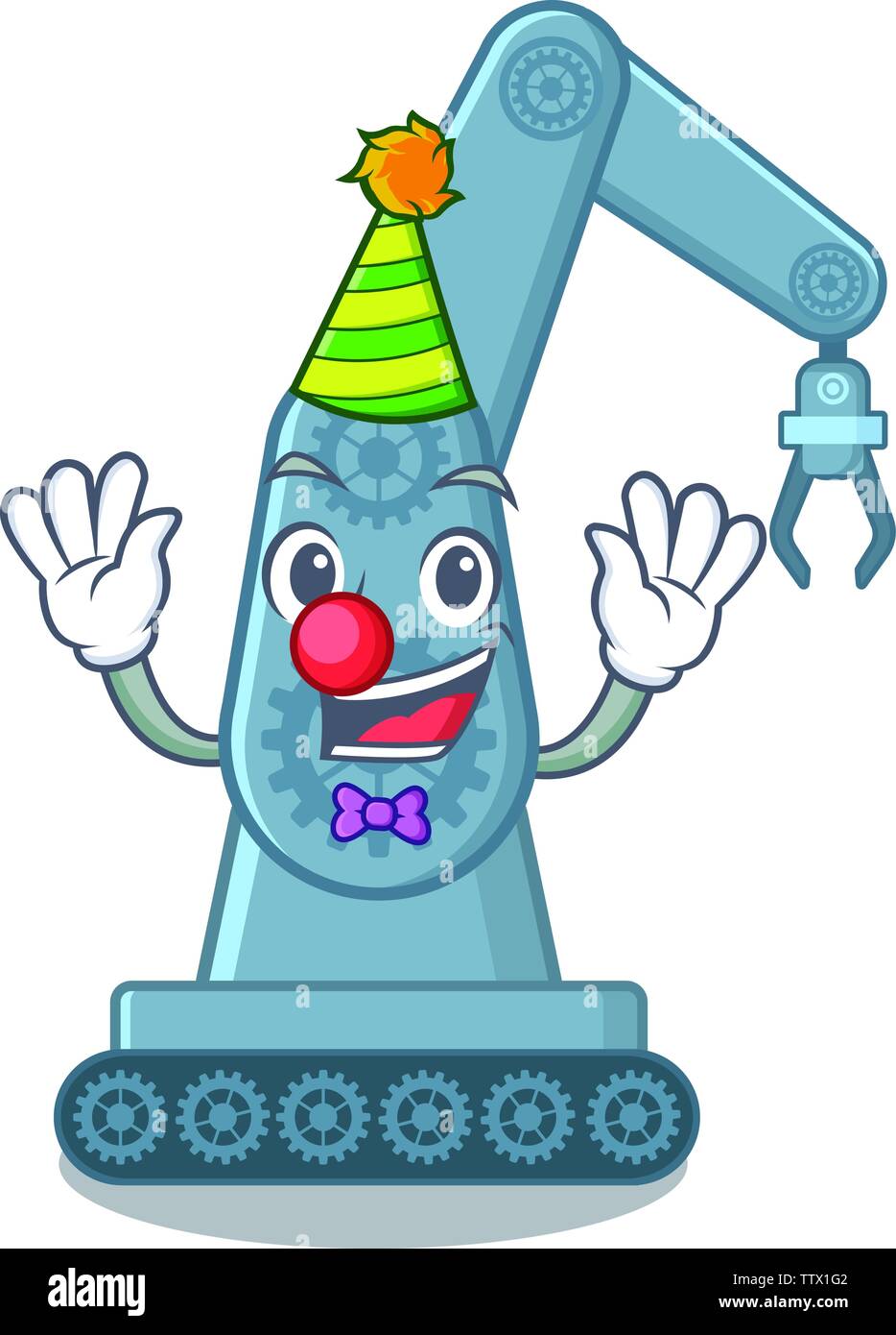 Robot gripper arm Stock Vector Images - Alamy