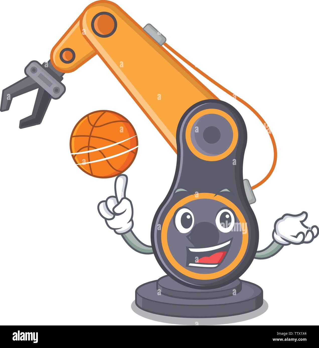 Basketball robot Stock Vector Images - Alamy