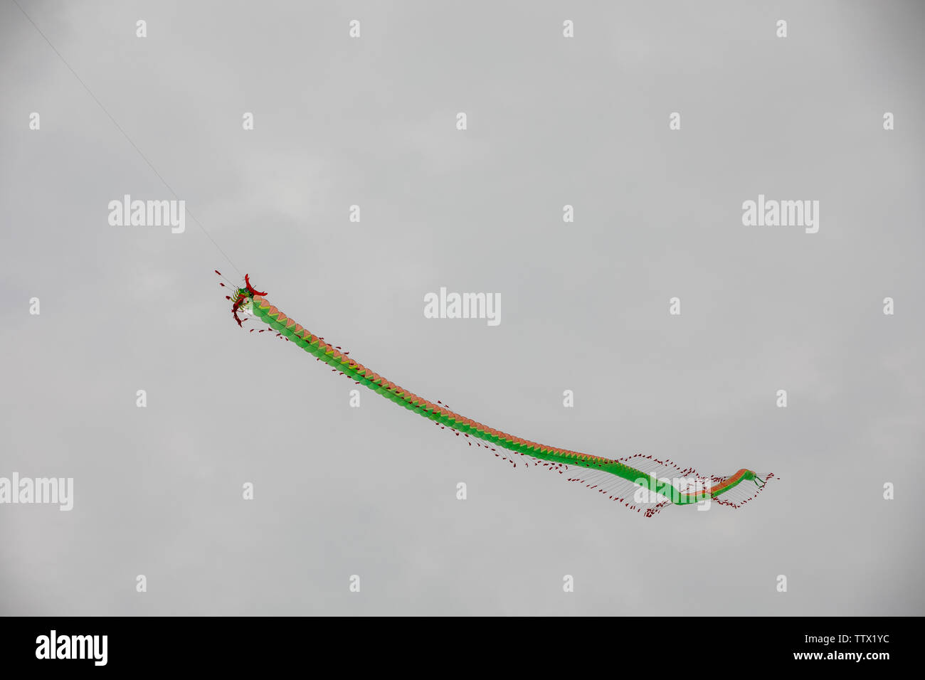 Colorful Chinese dragon kite Stock Photo - Alamy