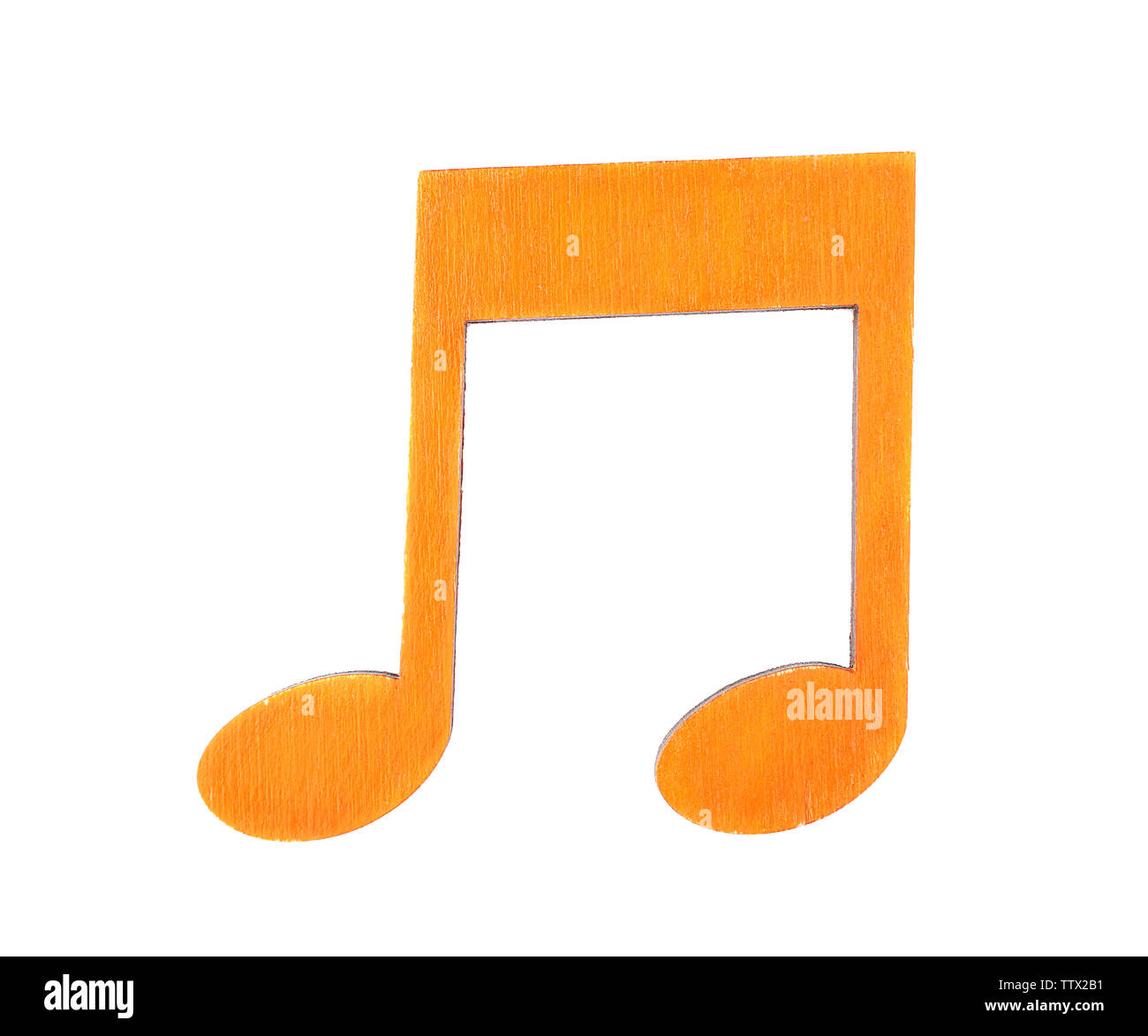 Color music note isolated on white Stock Photo - Alamy