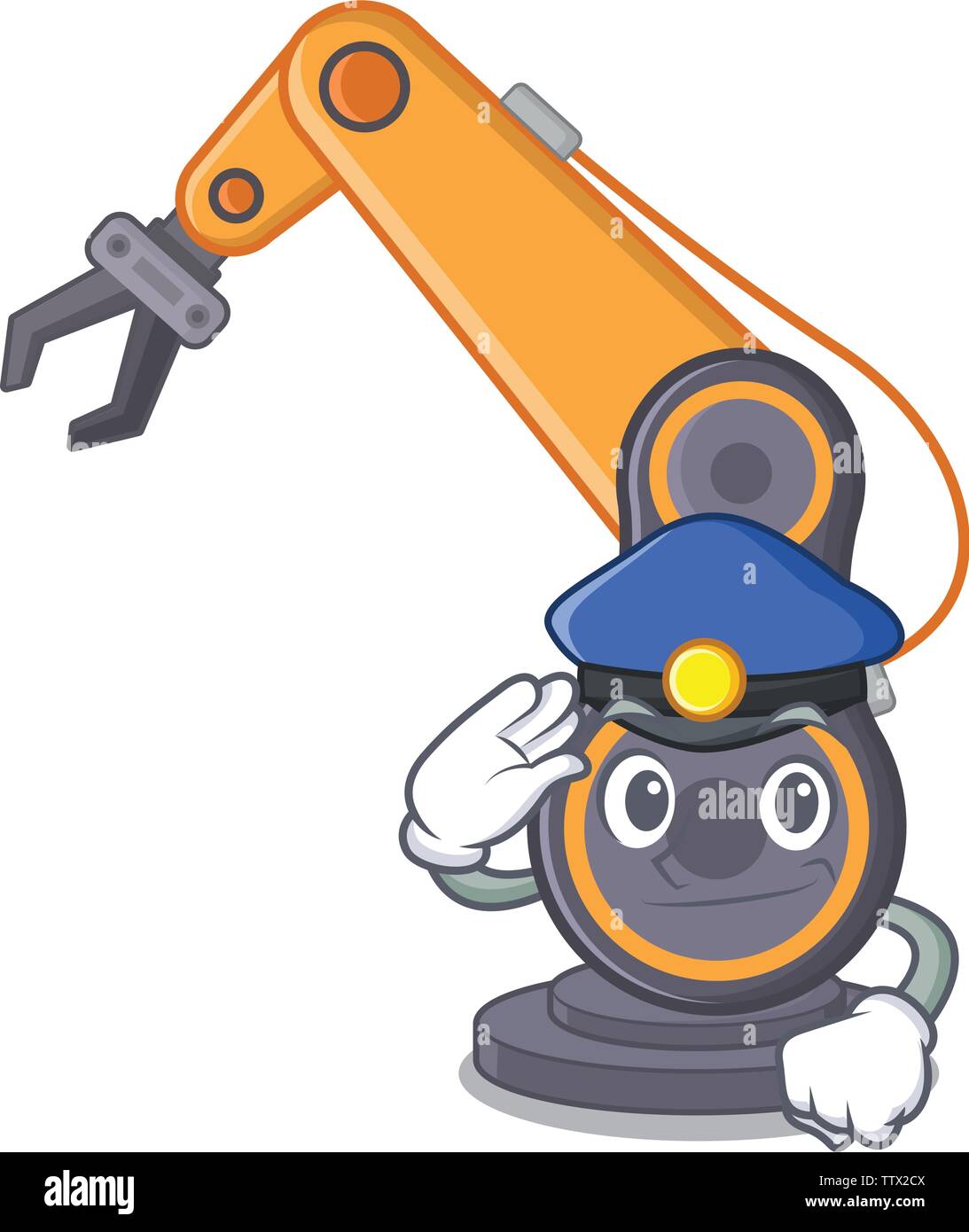 Automatic policeman Stock Vector Images - Alamy