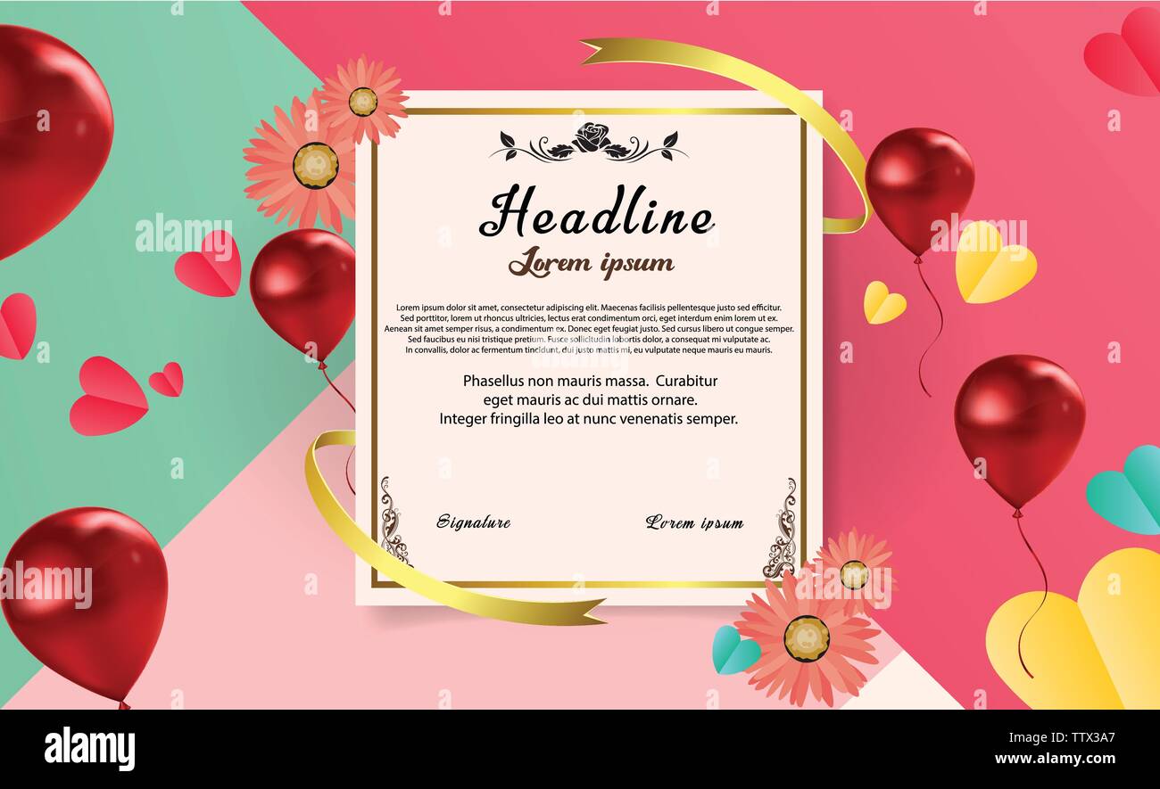 Greeting card paper sheet Stock Vector Images - Alamy