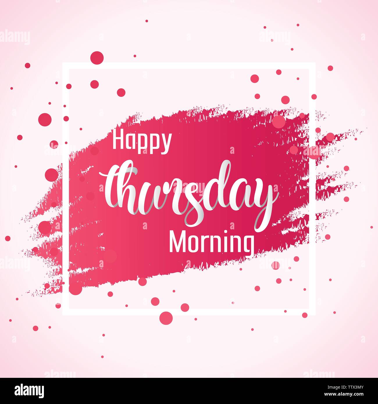 Abstract Happy Thursday Morning Background illustration Vector Concept ...