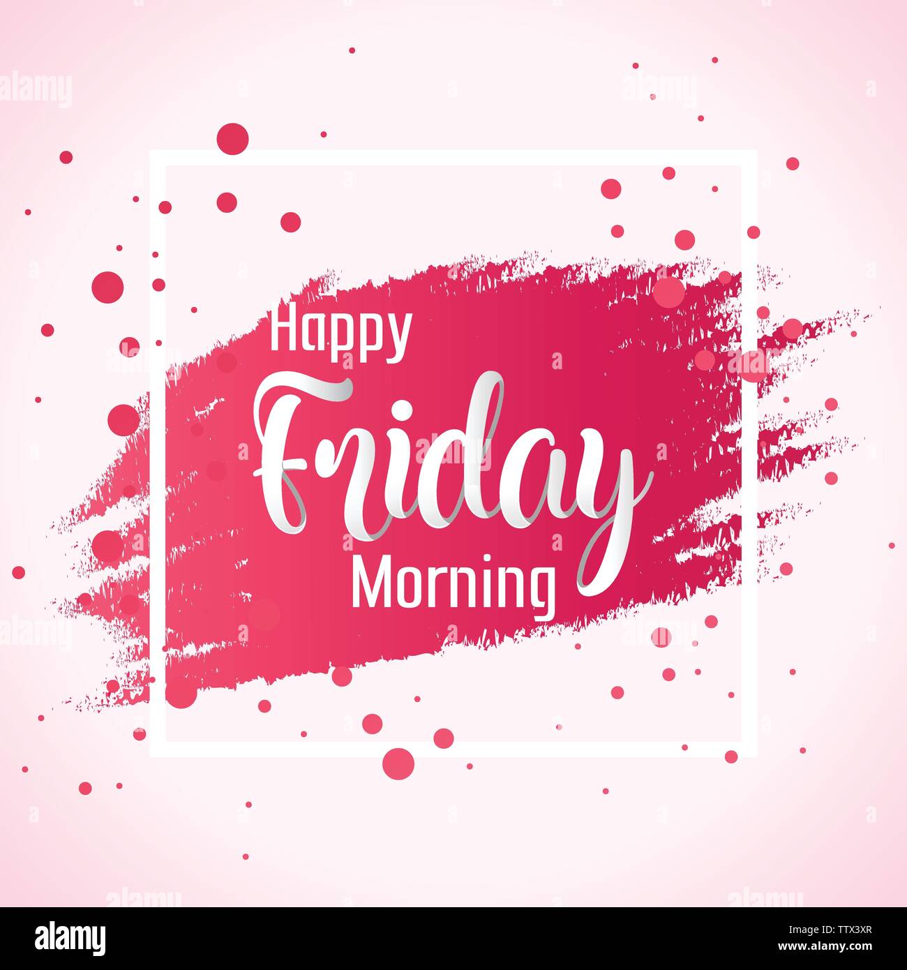 Abstract Happy Friday Morning Background illustration Vector Concept ...