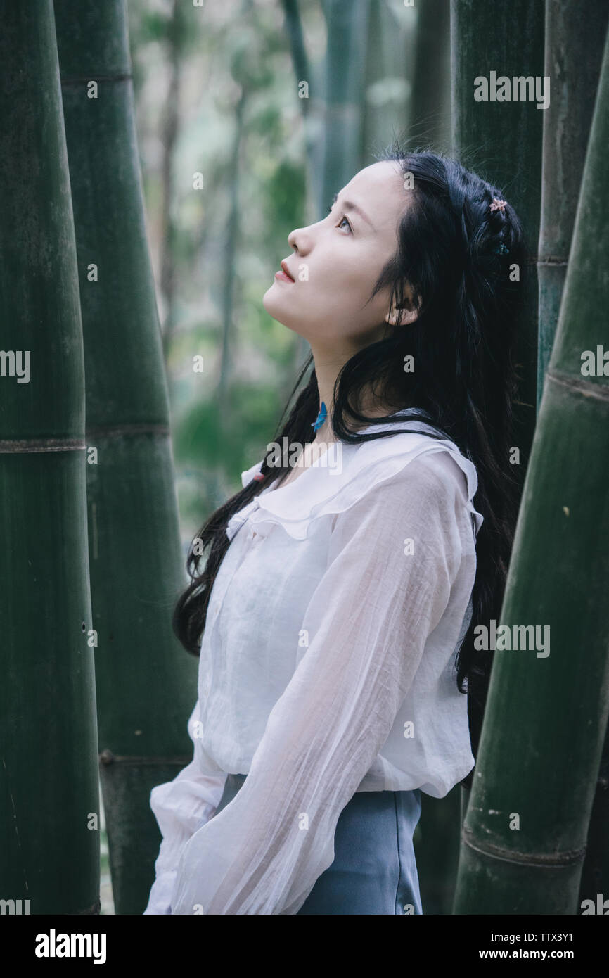 Natural freshness, girl Stock Photo - Alamy