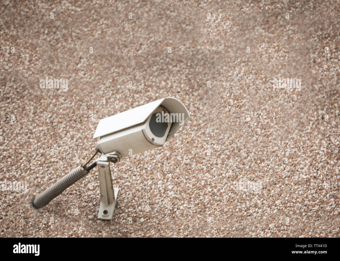 Security CCTV camera on street Stock Photo - Alamy