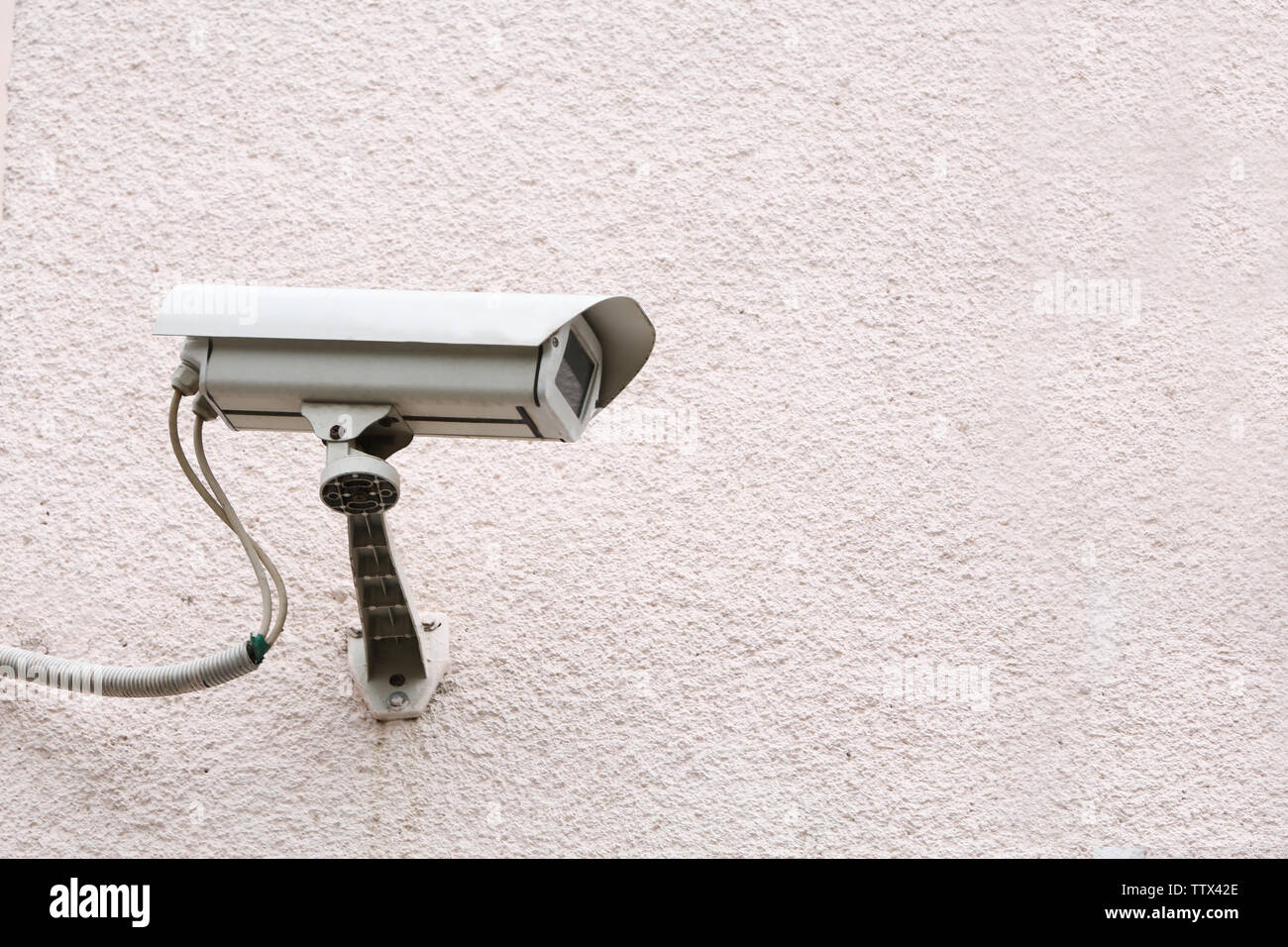 Security CCTV camera on street Stock Photo - Alamy