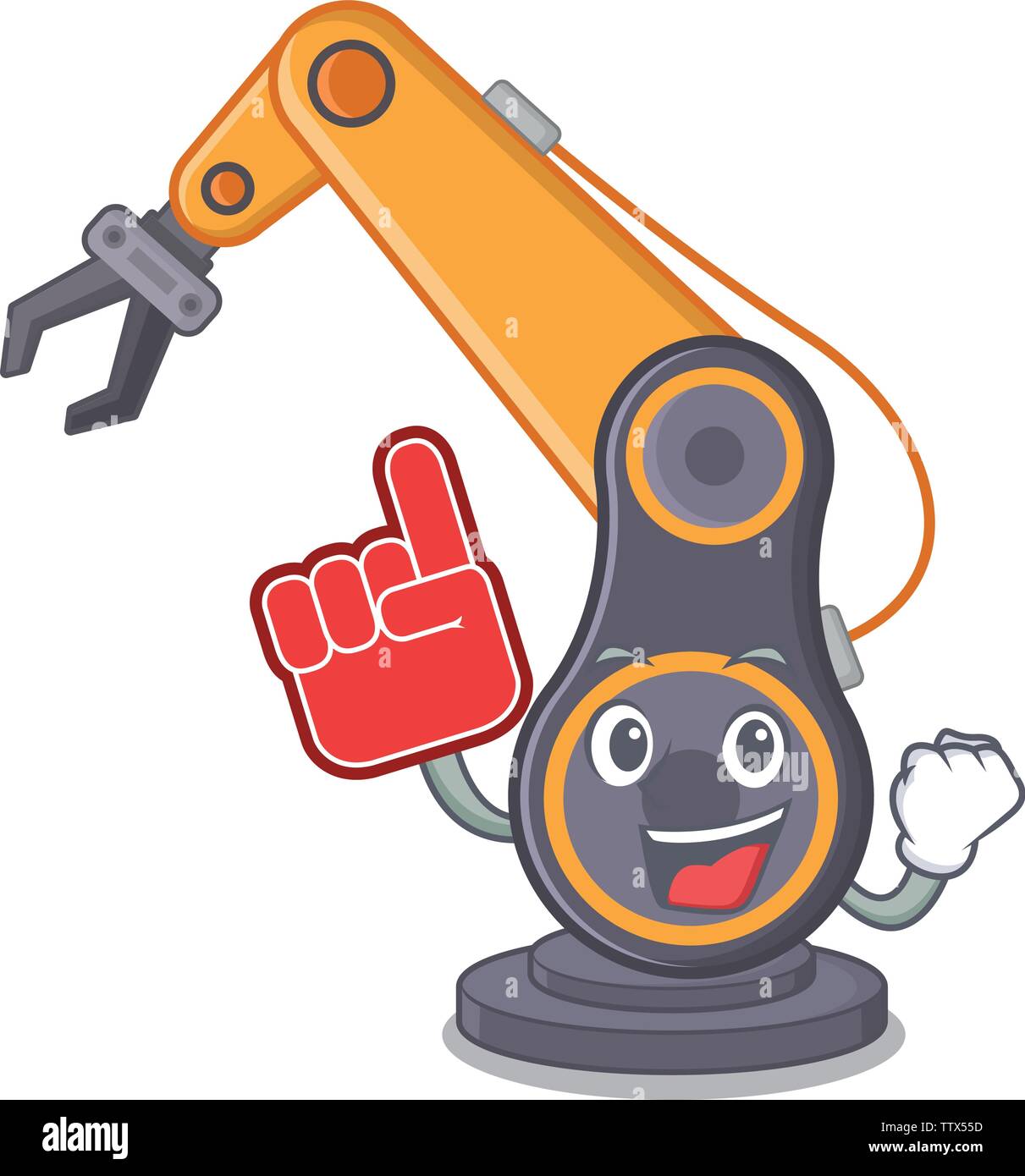 Human robotic hand in futuristic Stock Vector Images - Alamy
