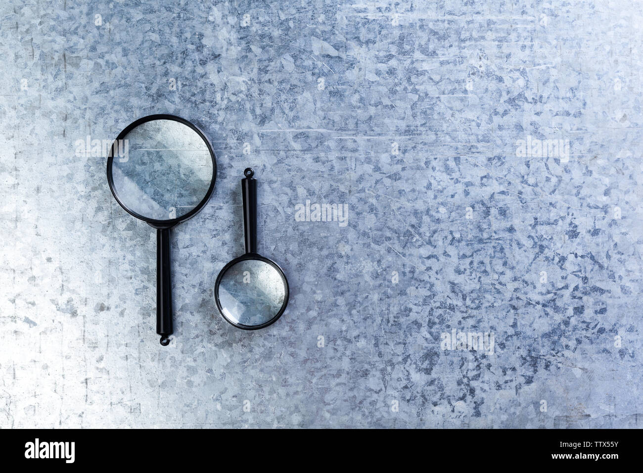 Magnifying glass. Concept of search Stock Photo - Alamy