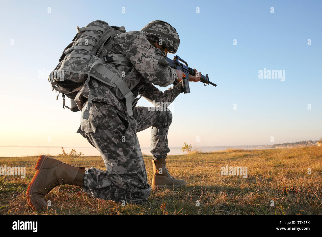 National guard rifle range hi-res stock photography and images - Alamy