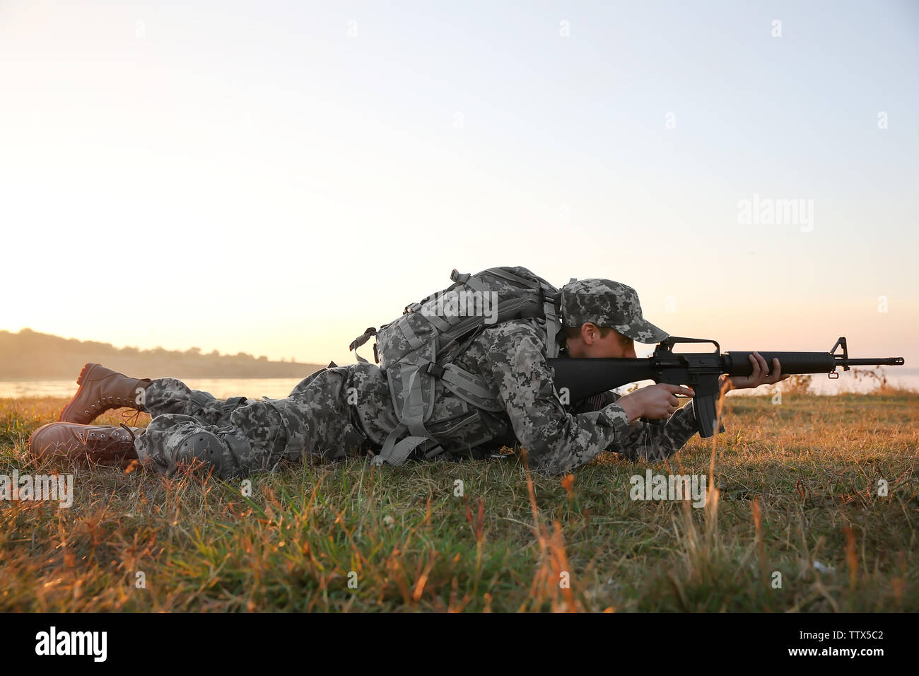 National guard rifle range hi-res stock photography and images - Alamy