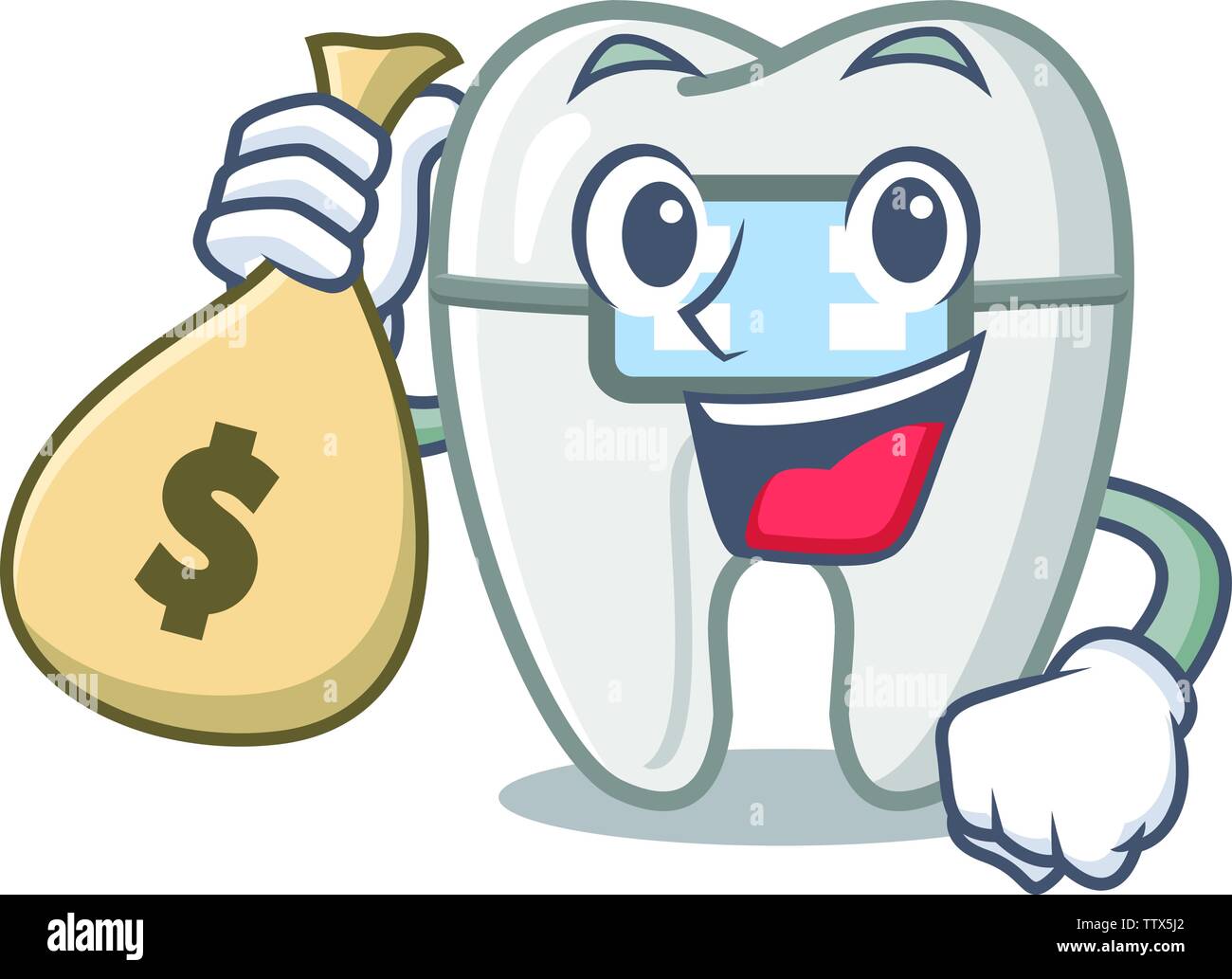 Woman dentist payment Stock Vector Images - Alamy