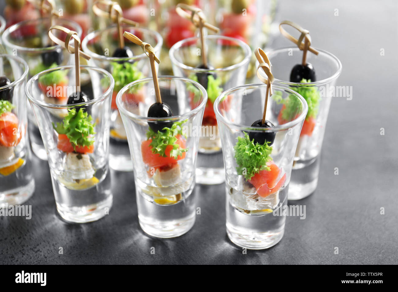 Elegant canapes hi-res stock photography and images - Alamy