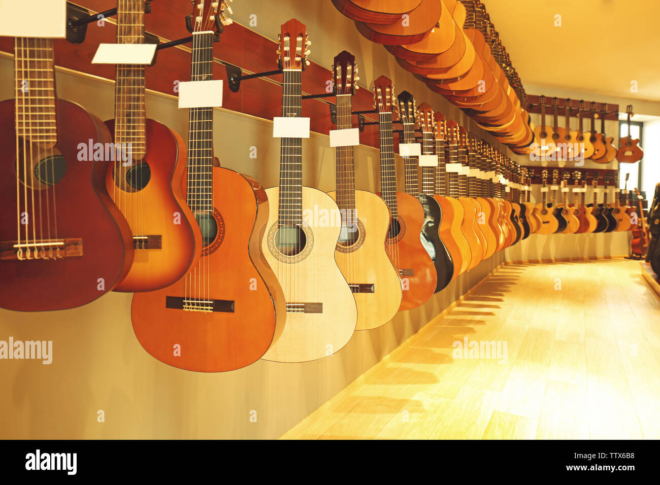 Closeup different guitars in hi-res stock photography and images - Alamy