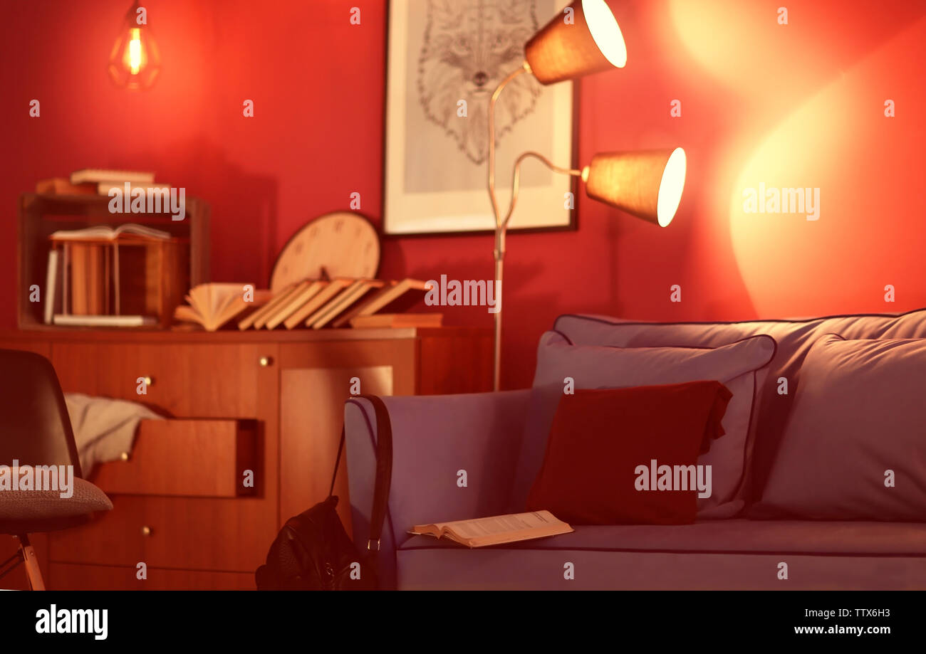 New sofa in modern room interior. Minimalism concept Stock Photo - Alamy