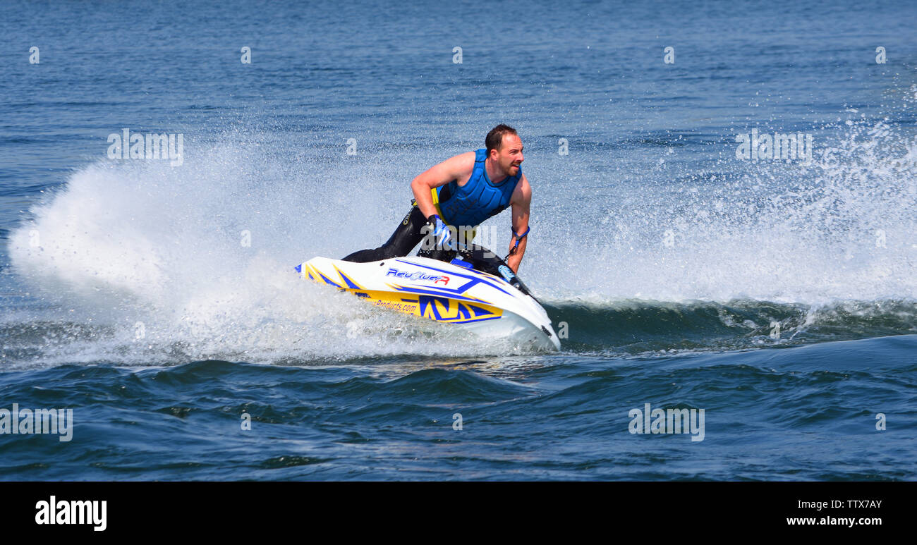 Jet Ski Spray High Resolution Stock Photography and Images - Alamy