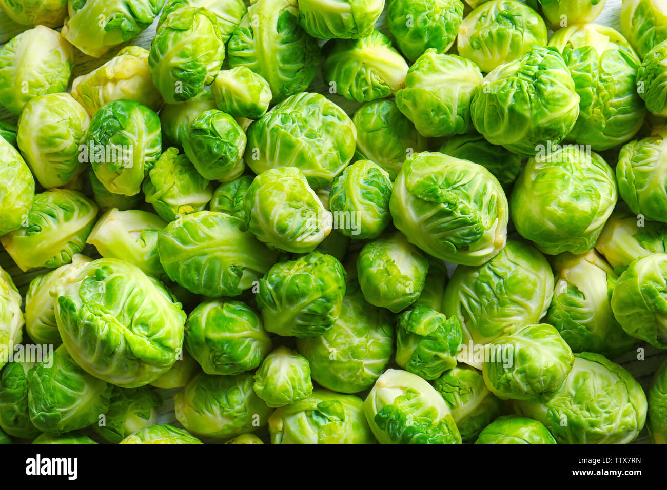 Brussels sprouts background Stock Photo - Alamy