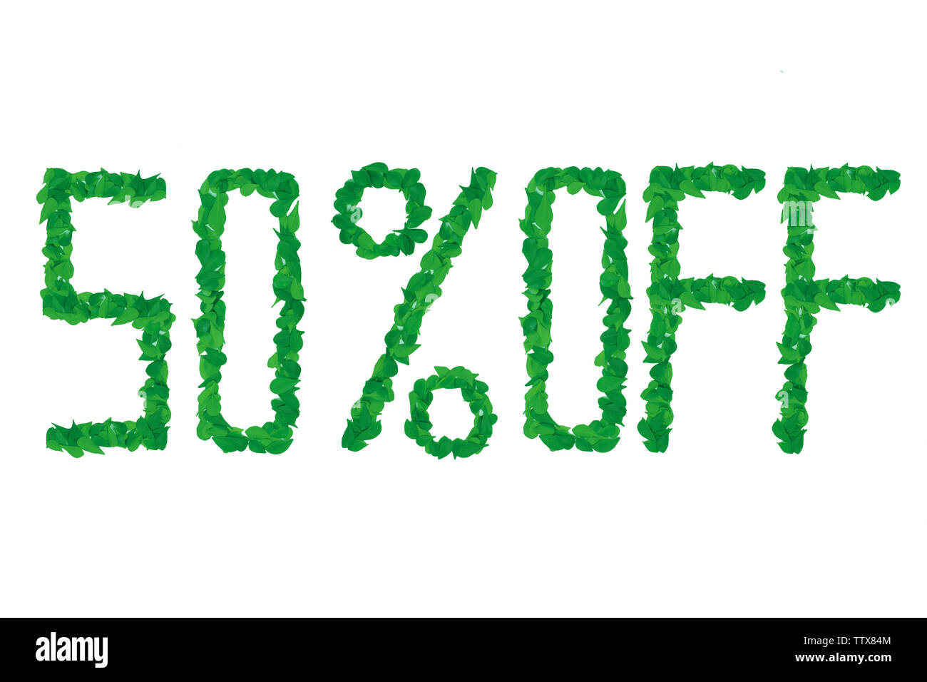 50 % Discount sign Stock Photo - Alamy