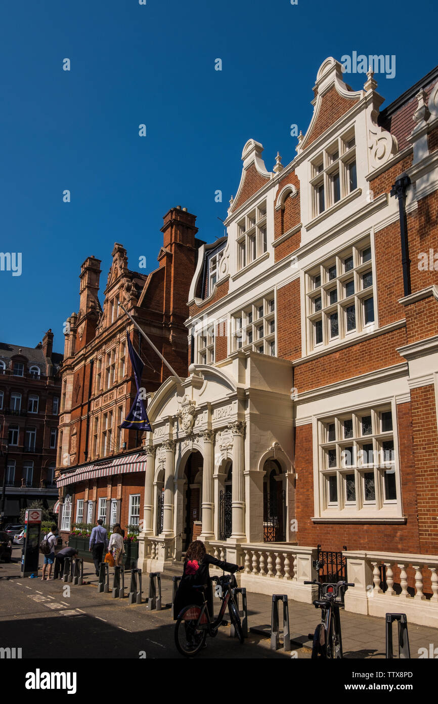 Mayfair Library, South Audley Street, Mayfair, London, England, U.K ...