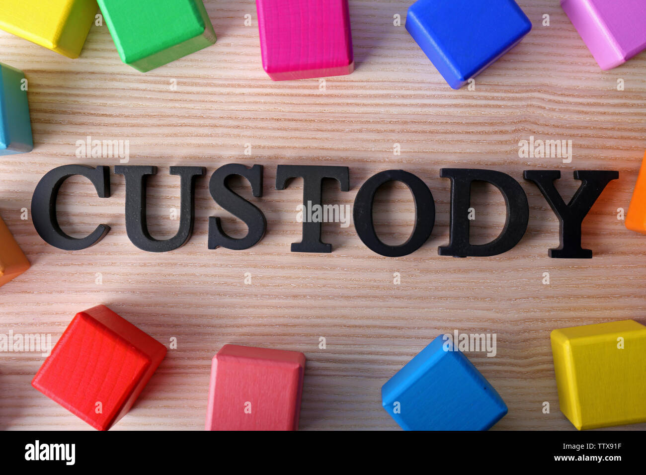 Top view adopt word hi-res stock photography and images - Alamy