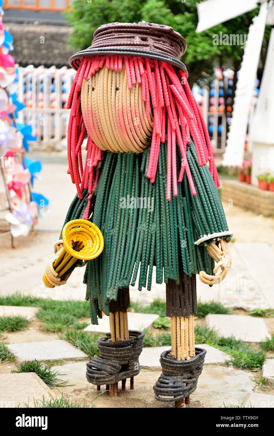 Cartoon character sculpture Stock Photo - Alamy