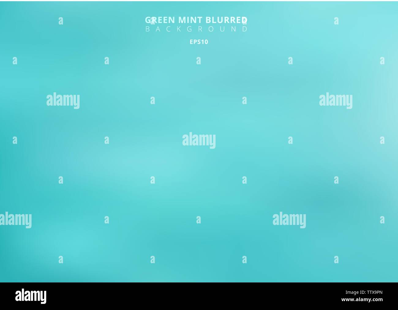 Abstract green turquoise blurred background. Mint color backdrop can ...