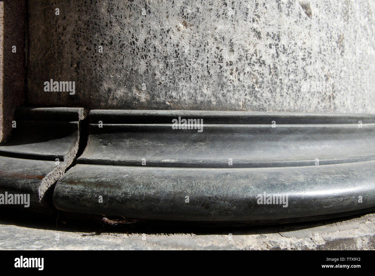 Architectural Detail of Base of the Columns Stock Photo - Alamy