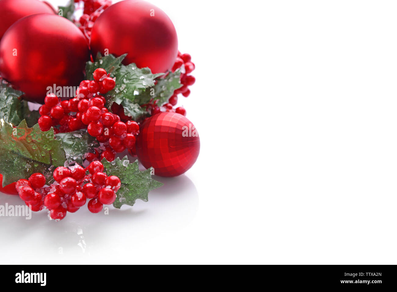 Red mistletoe design hi-res stock photography and images - Alamy