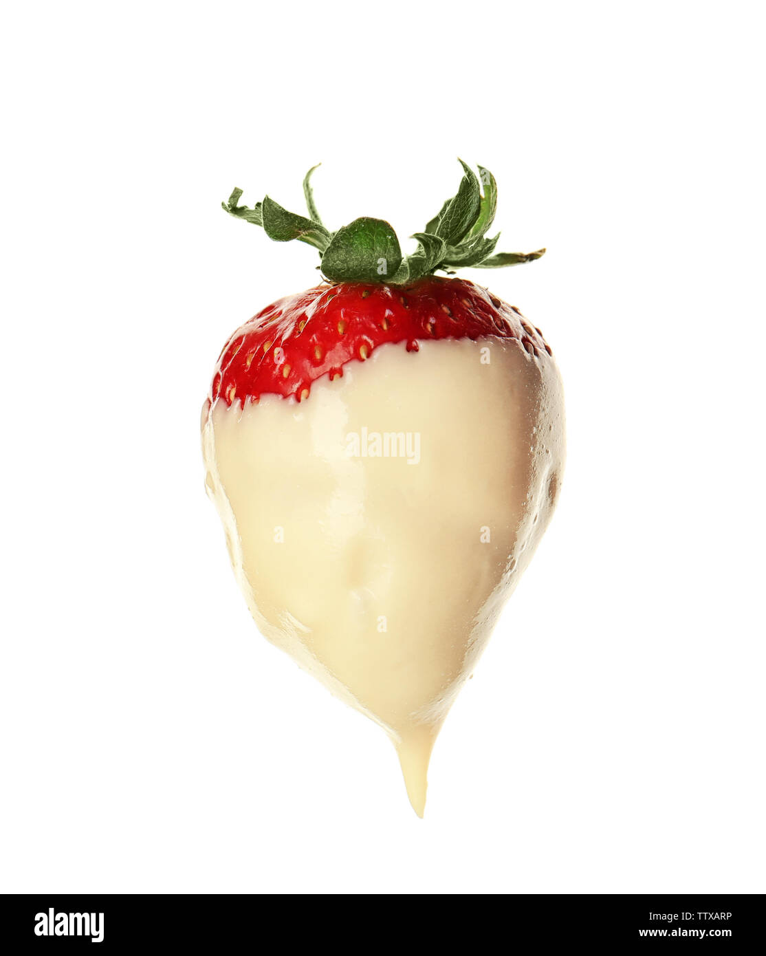 Strawberries Dipped In White Chocolate